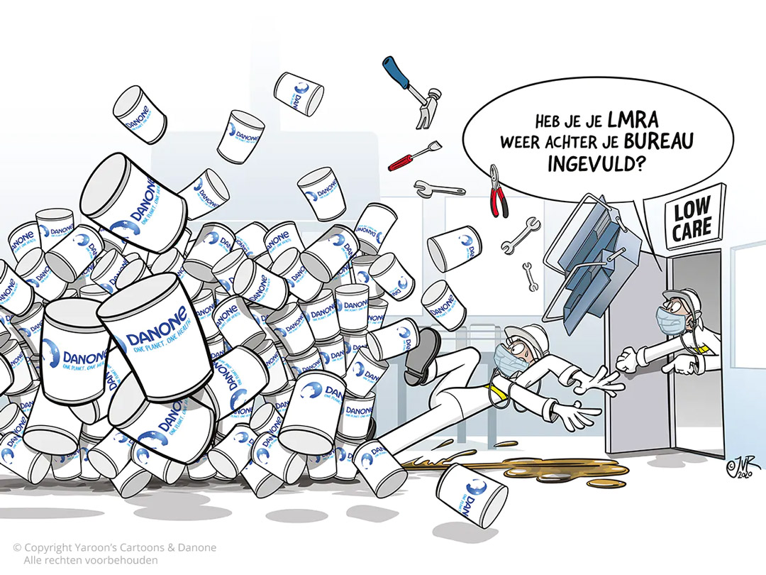 LMRA Cartoons voor Danone | Hee joh! | Yaroon's Cartoons